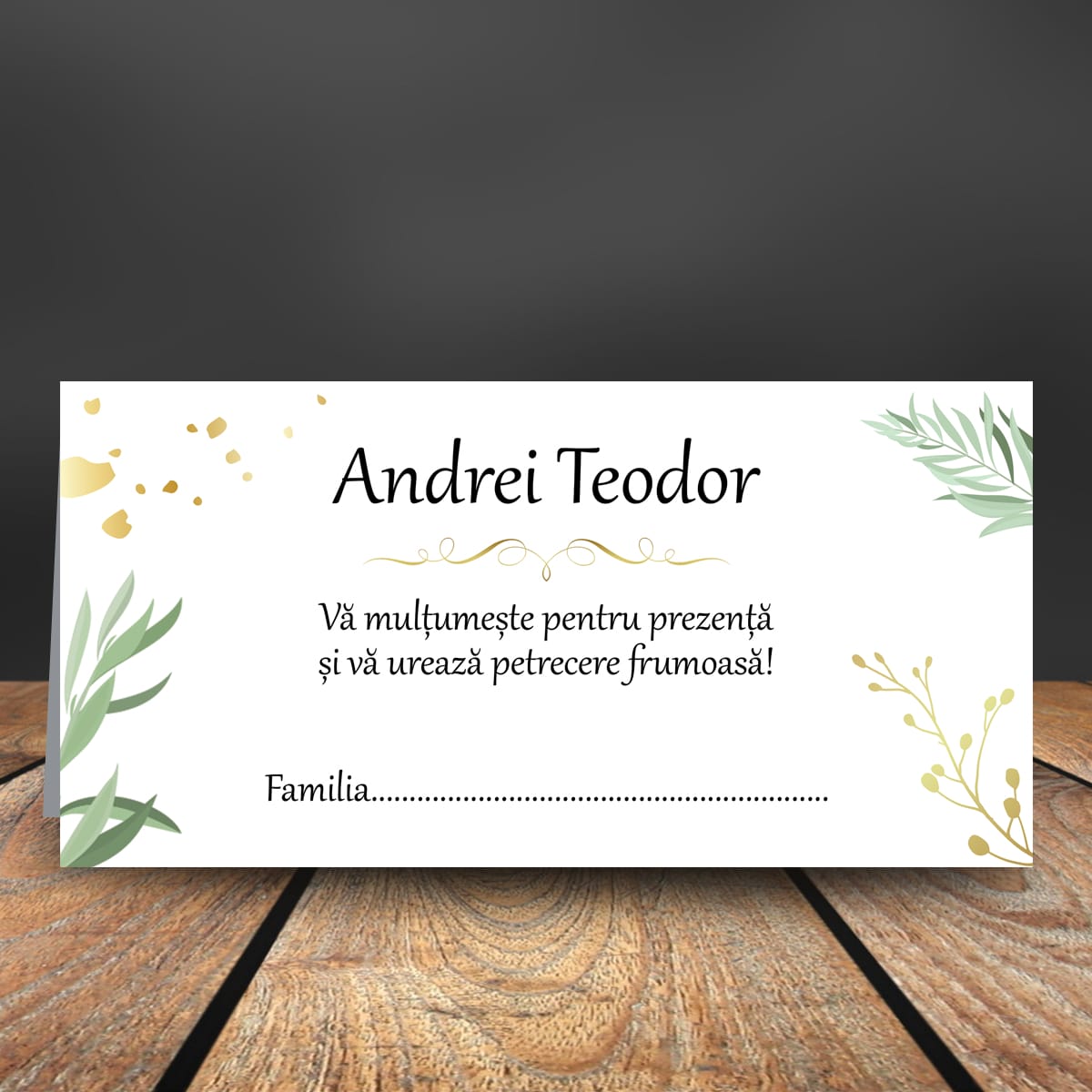 Plic de bani botez personalizat - PBB-07 - AmintiriMagice.ro